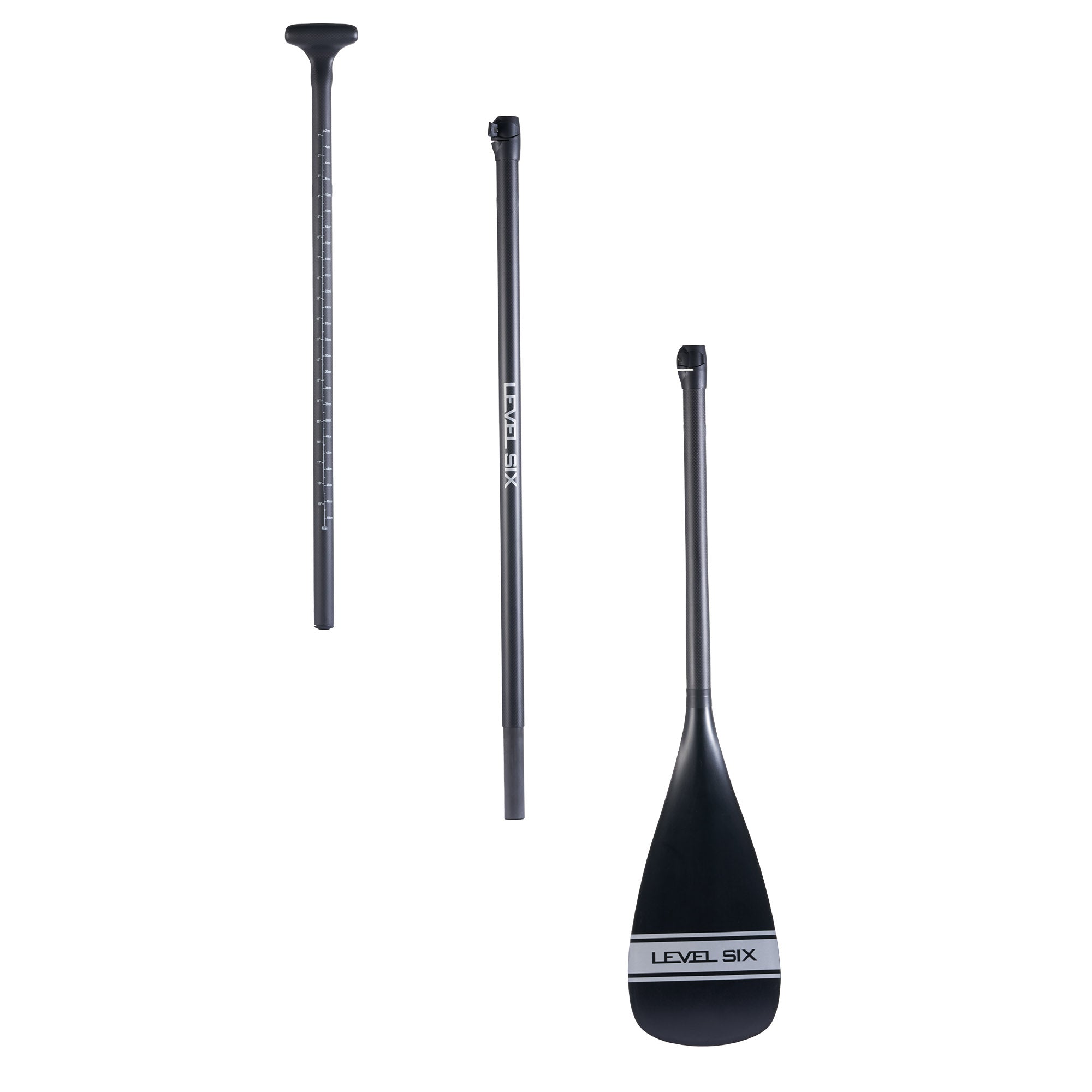 3-Piece Carbon Paddle with Fiberglass Power Blade – Level Six