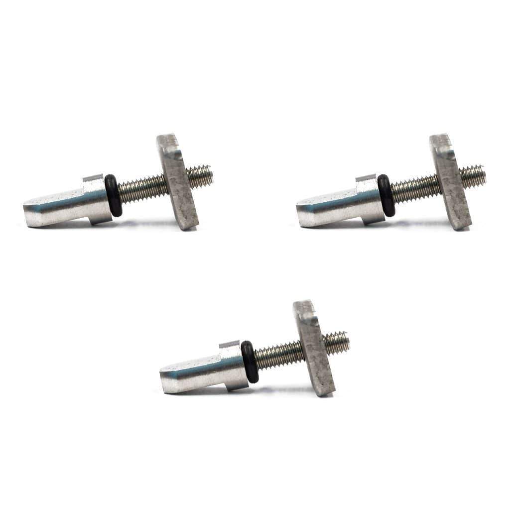 Tool Free Fin Screw + Plates (3 Pack) – Level Six